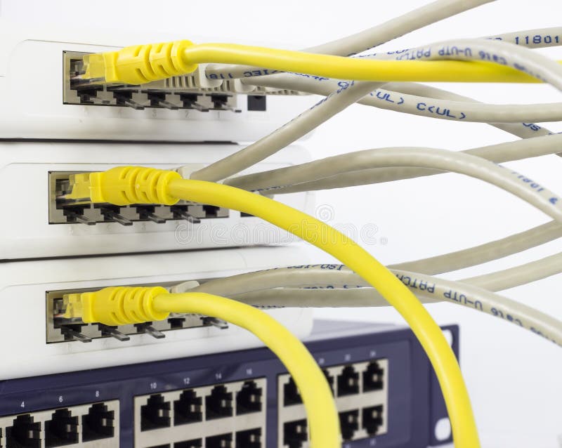 Server-Kabel stockfoto. Bild von ausrüstung, elektronik - 51291452