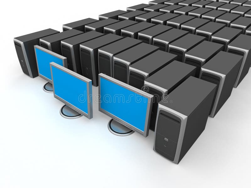 Netzwerk-Server stock abbildung. Illustration von informationen - 6271677