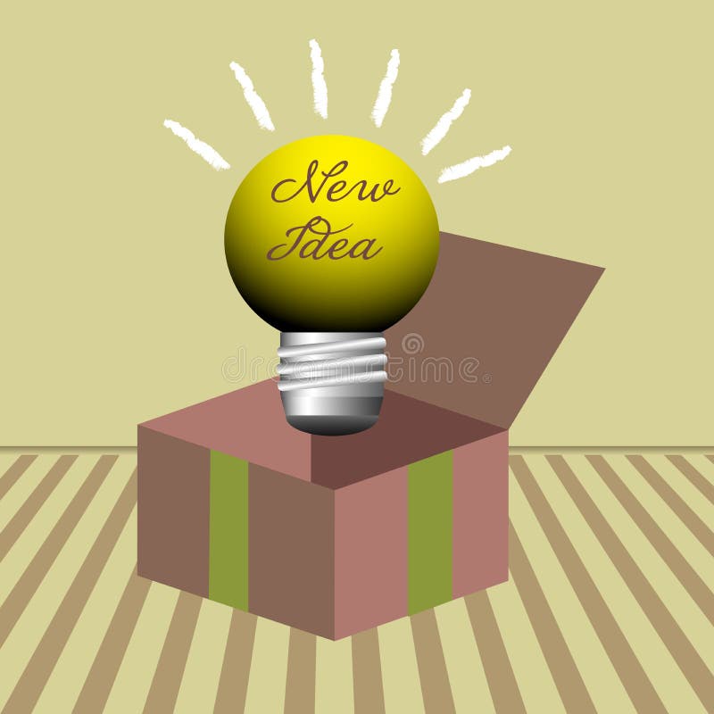 Neue Idee vektor abbildung. Illustration von konzepte - 55811253