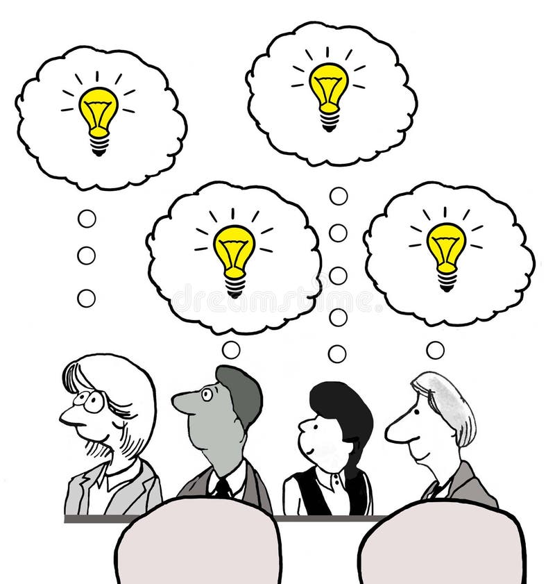 Neue Ideen stock abbildung. Illustration von kaukasisch - 52233429