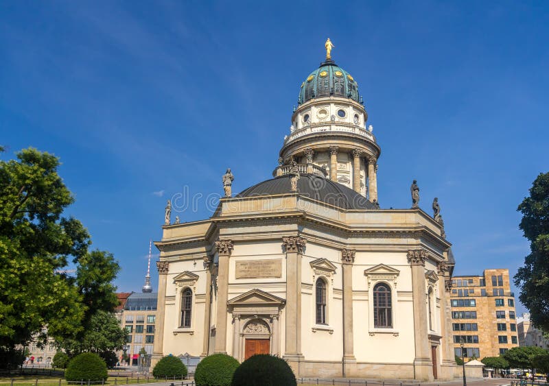 Neue Kirche, Also Deutscher Dom in Berlin, Germany Stock Image - Image ...