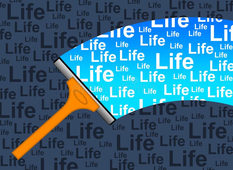 Neue Lebensdauer stock abbildung. Illustration von frei - 47988538