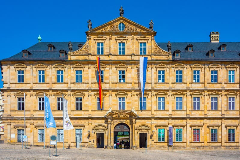 Neue Residenz Palace in Bamberg, Germany Stock Image - Image of germany ...