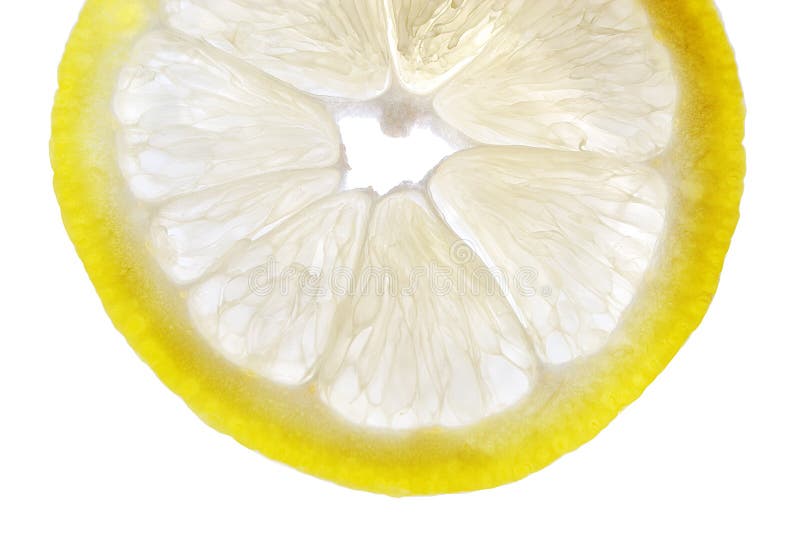 Neue Zitrone-Scheibe stockfoto. Bild von schale, frech - 1794130