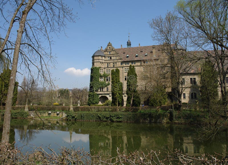 Neuenstein Castle stock photo. Image of cold, park, southern - 814674