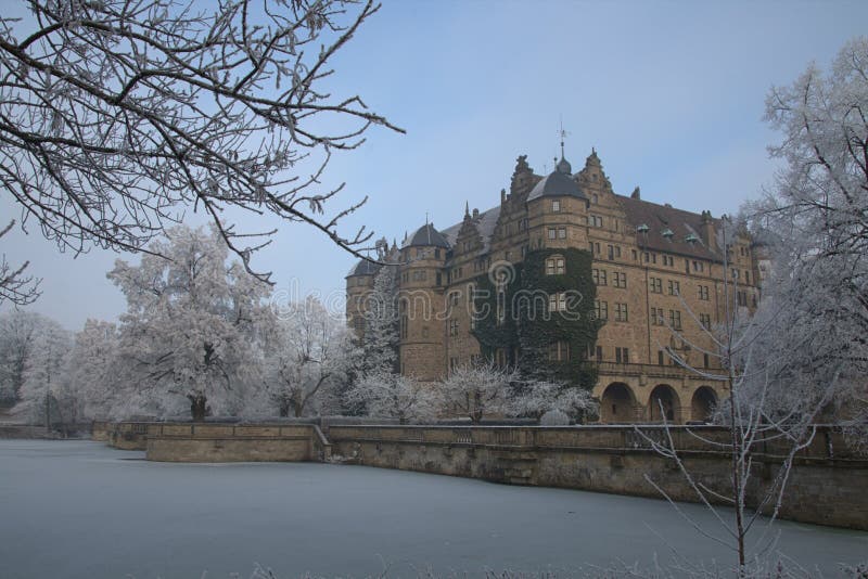 Neuenstein Castle stock image. Image of white, burg, chateau - 83469327