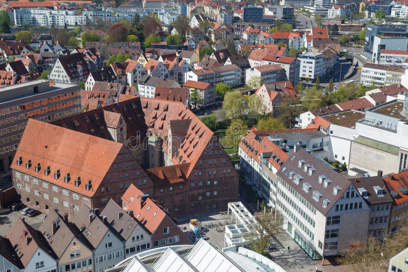 Neuer Bau Historical Medieval Building in Downtown Ulm, Germany ...