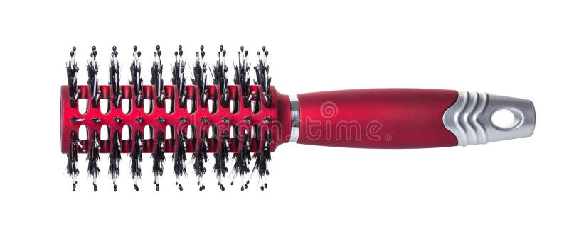 Neuer runder Kamm stockbild. Bild von makro, schwarzes - 122822197