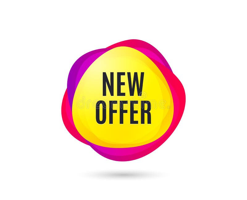 Neues Angebot. Sonderpreiszeichen. Vektor Vektor Abbildung ...
