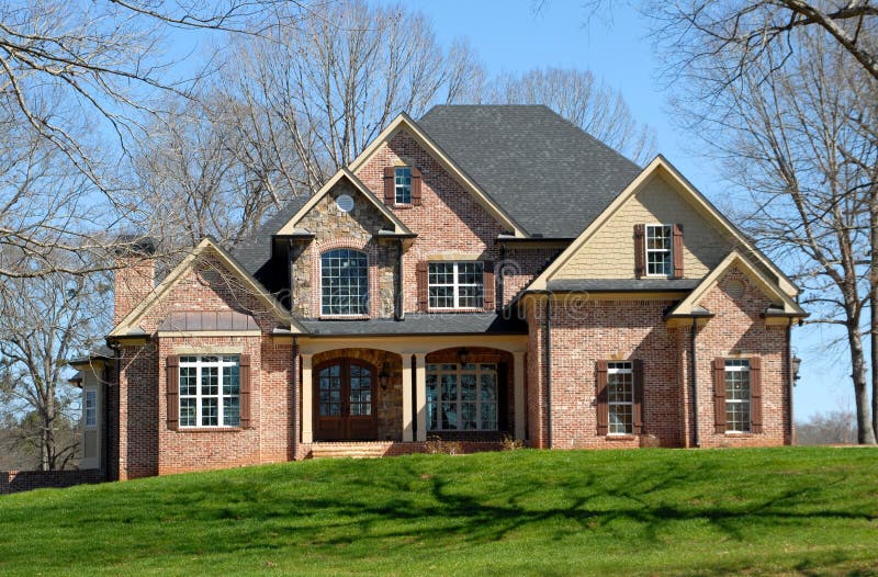 Neues Haus stockbild. Bild von materialien, erbauer, mode - 2015731