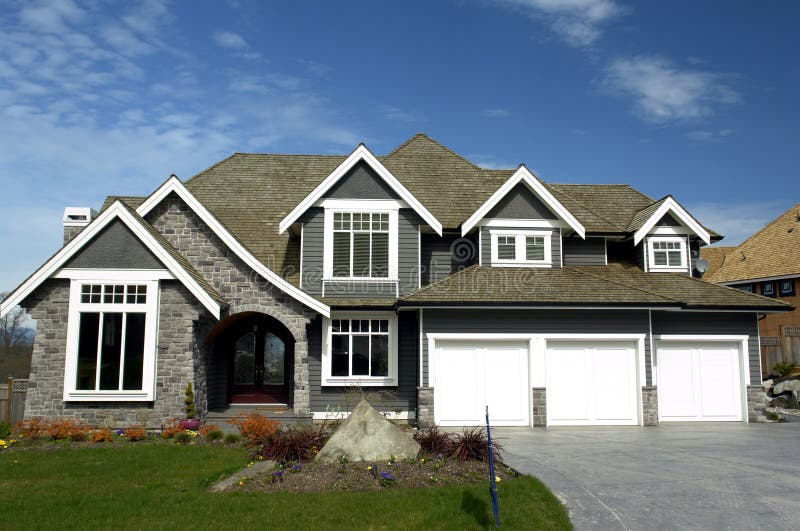 Neues Haus stockbild. Bild von sonderkommando, wohnsitz - 2247209
