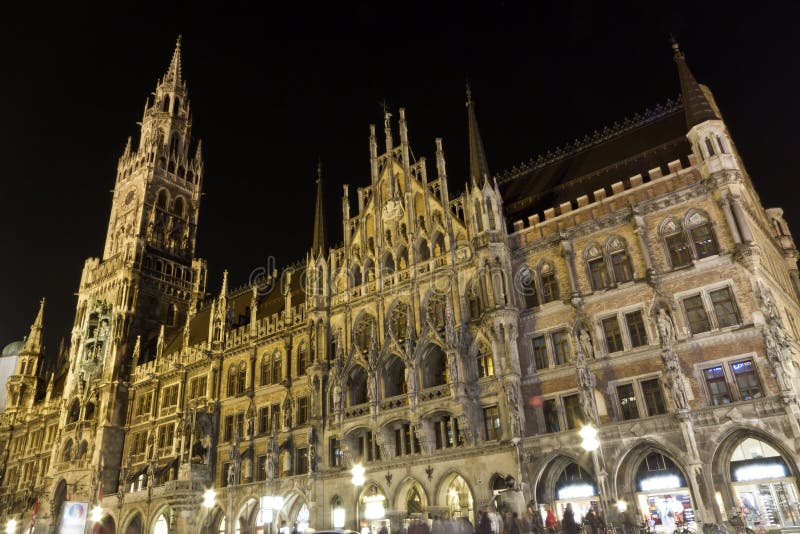 Neues Rathaus, München, Deutschland Stockfoto - Bild von europa ...