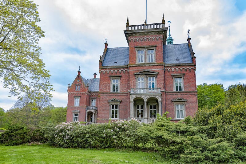 Neues Schloss Kulla Gunnarstorp Stockbild - Bild von kultur, historisch ...