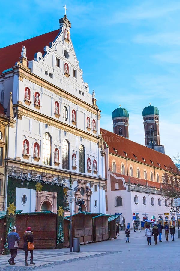 Neuhauser Street in Munich, Germany Editorial Stock Image - Image of ...
