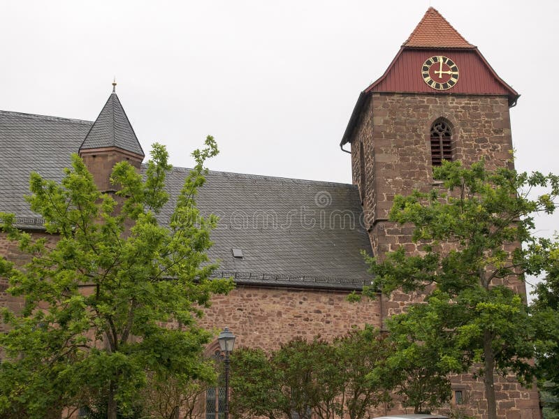 Neuleiningen,Germany stock image. Image of tower, castle - 78609379