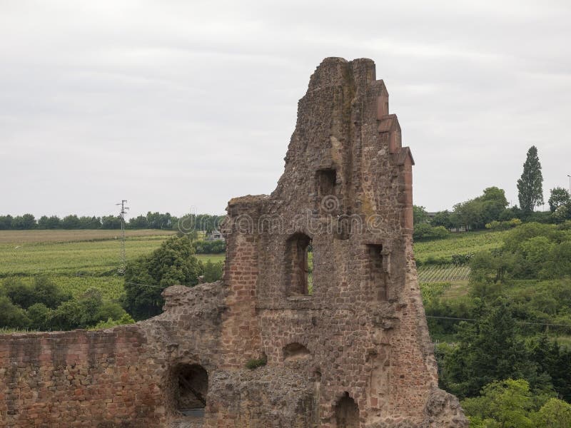 Neuleiningen,Germany stock photo. Image of rock, medieval - 78609408