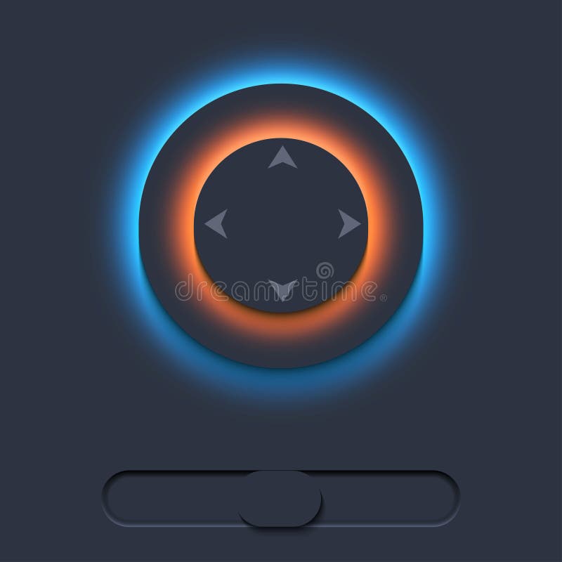 Neumorph UI kit stock vector. Illustration of newmorph - 175303248