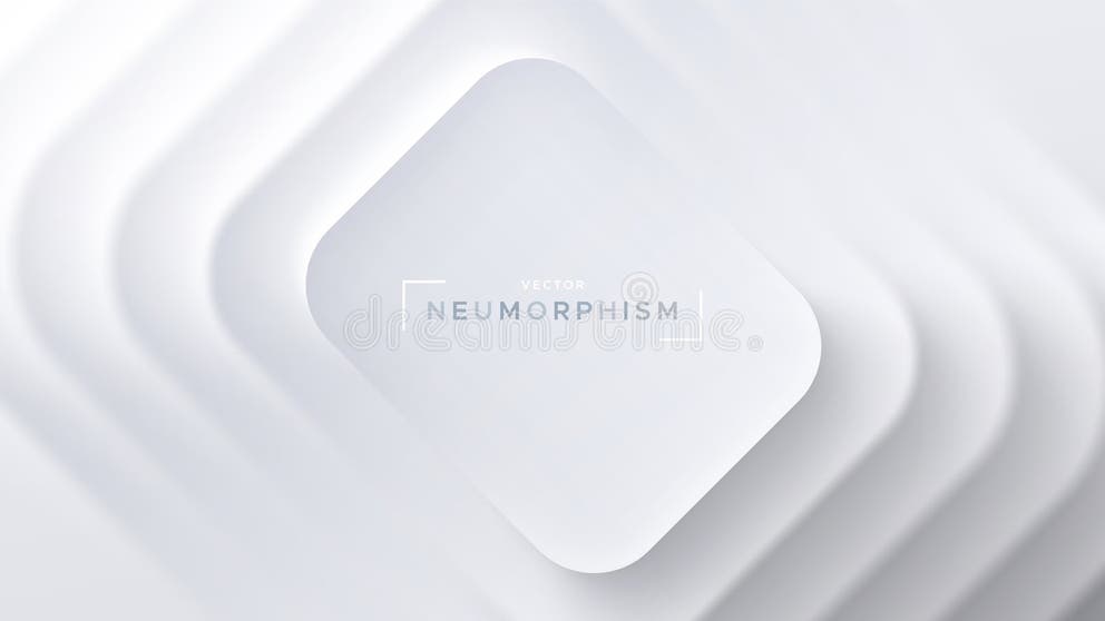Neumorphic Bright Design Stock Illustrations – 306 Neumorphic Bright ...