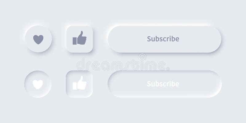 Neumorphic Button Stock Illustrations – 11,141 Neumorphic Button Stock ...