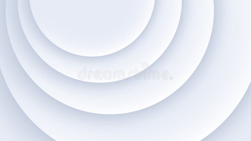 Neumorphic Circular Background with Round Wave Elements. Minimal ...