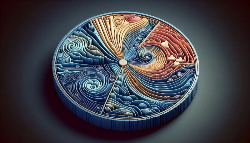 A Neumorphic Data Chart Icon, Ai Generated Image Stock Illustration ...