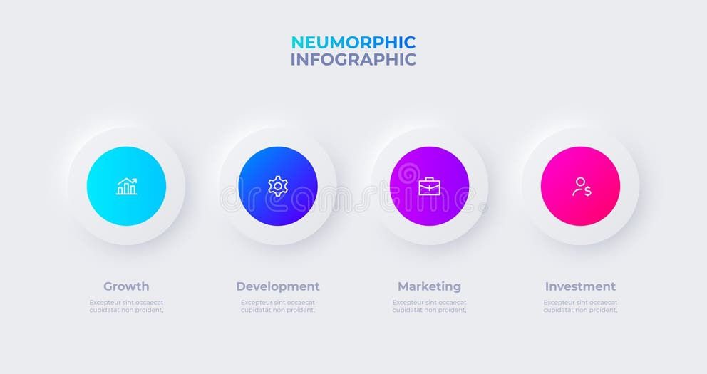 Neumorphic Infographic Stock Illustrations – 899 Neumorphic Infographic ...
