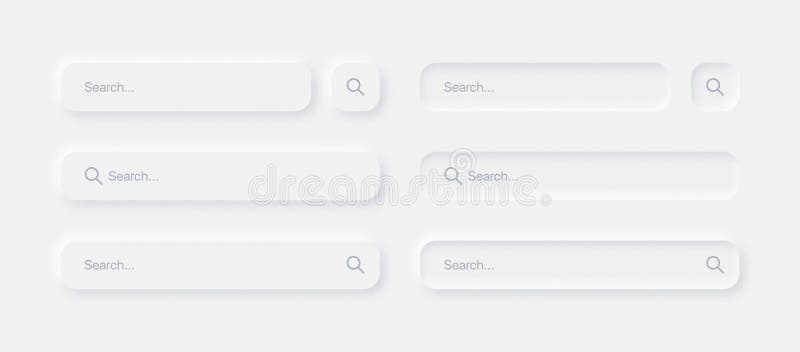 Neumorphic Media Video Player Light UI Design Elements Set Vector Stock ... Neumorphic Media Video Player Light UI Design Elements Set Vector Stock ...
