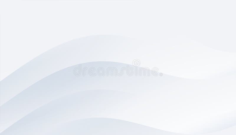 Neumorphic White Layer Abstract Wallpaper with Empty Space Stock Vector ...