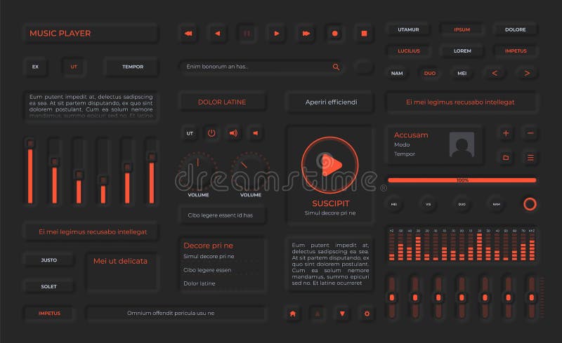 Playlist Interface Icon Simple Vector. Music Song List Stock Vector ...