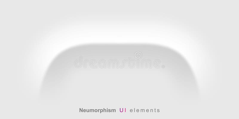 Neumorphism Style Liquid Interface Background Stock Vector ...