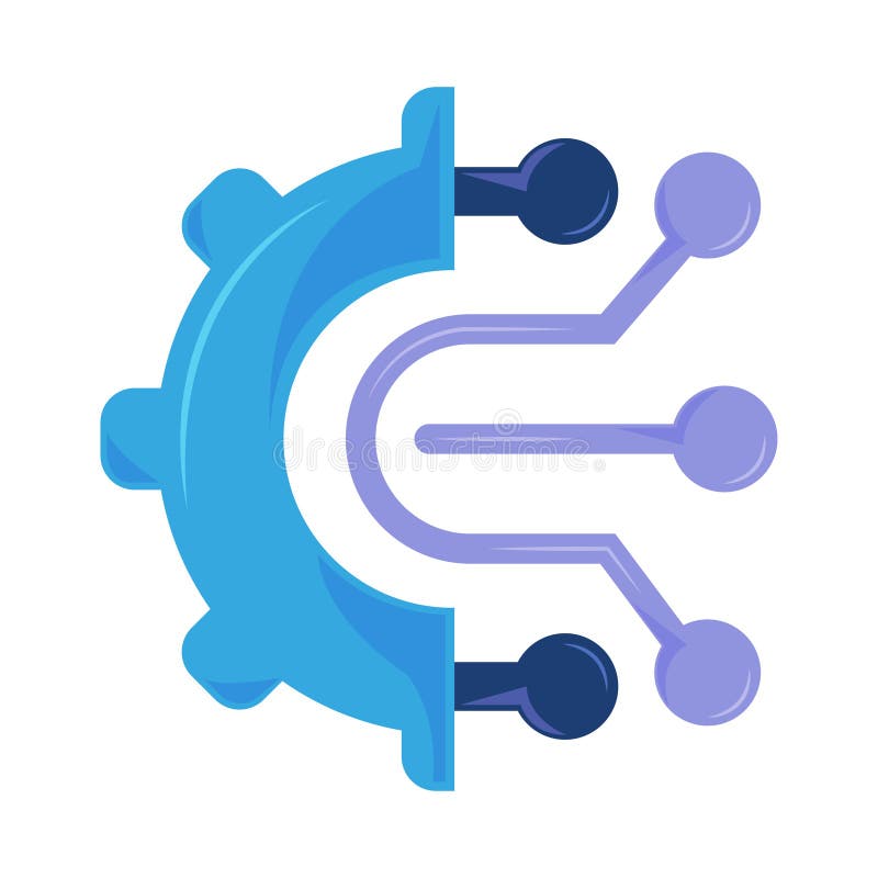 Neural Circuit Artificial Intelligence Network Stock Illustration ...