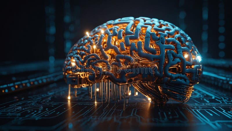 Neural Circuit and Electronic Cyber Brain Computing System Stock ...