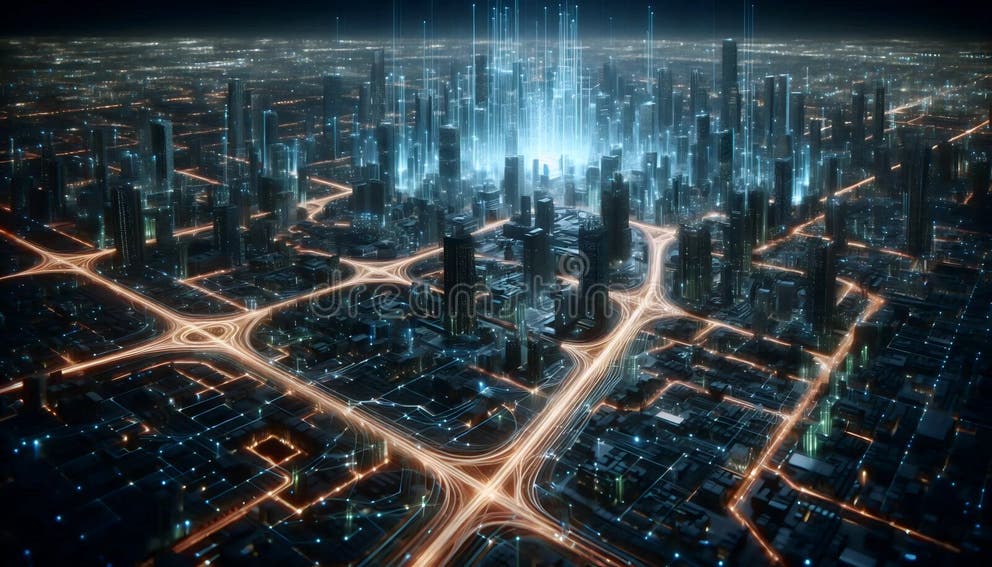 Neural City Blueprint Stock Illustrations – 75 Neural City Blueprint ...