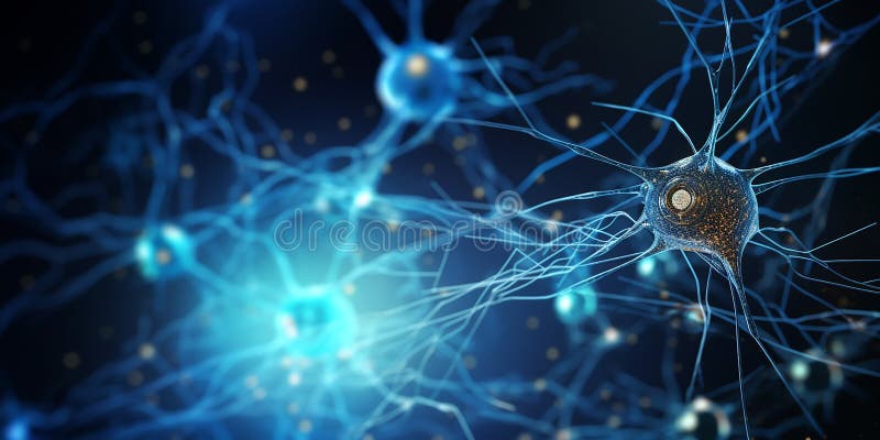 Neural Connections in the Brain. Stock Photo - Image of energy, anatomy ...