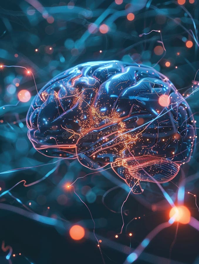 Neural Connections stock image. Image of transfer, technology - 366890317