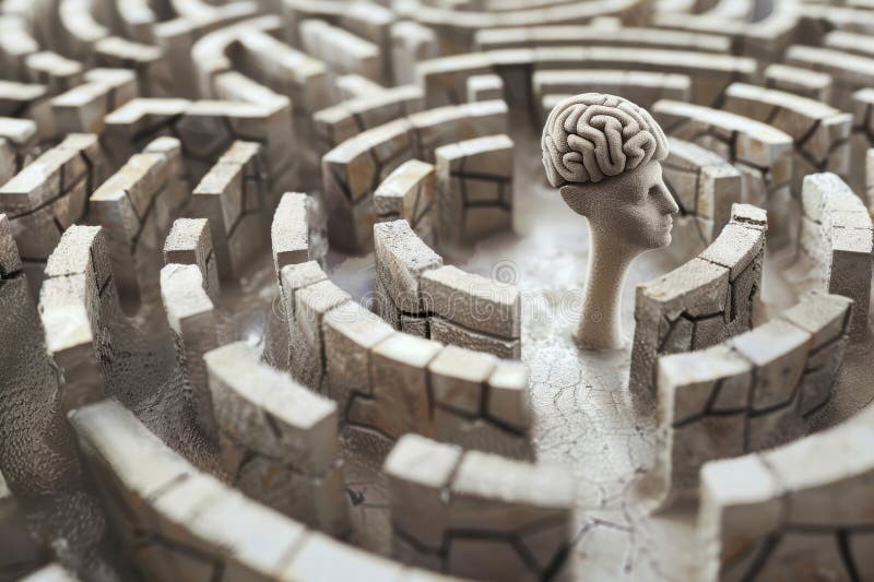 Neural Connections and Cognitive Awareness Visualization. Stock Photo ...