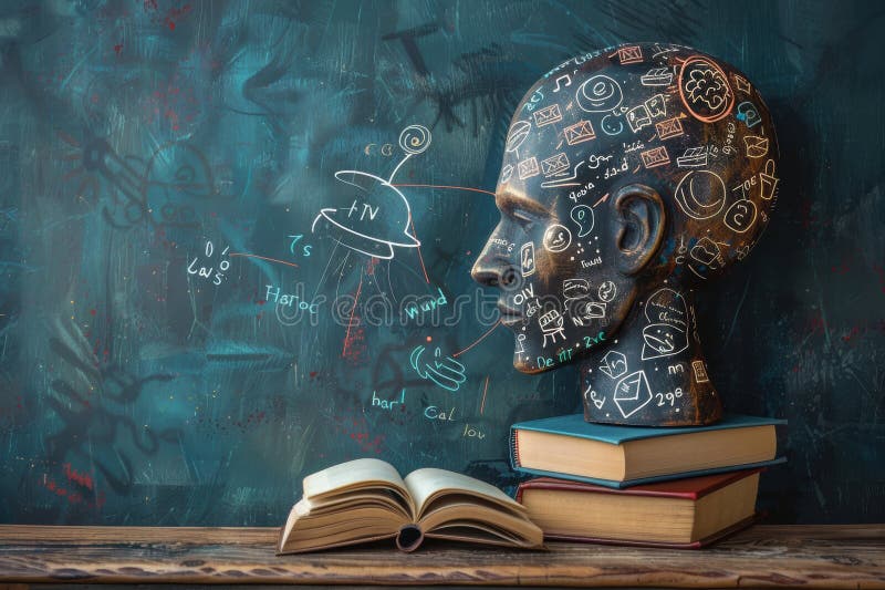 Neural Connections and Cognitive Awareness Visualization. Stock Photo ...