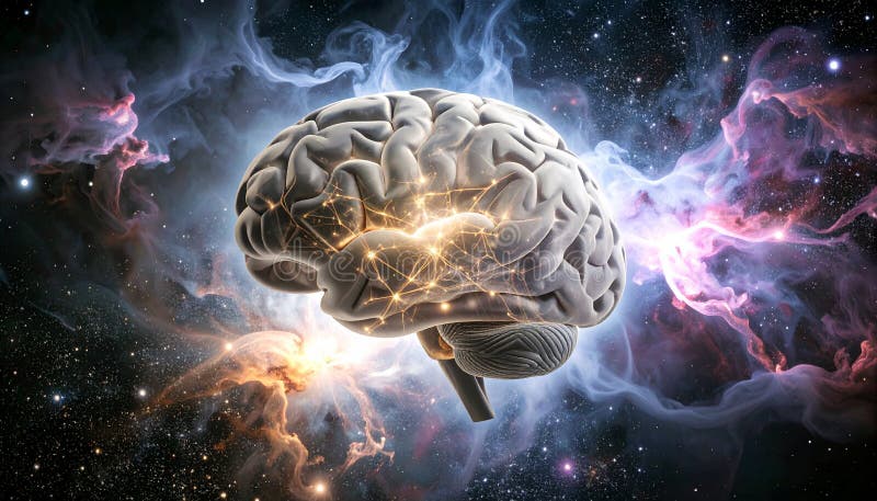 Neural Dust Constellation in Brain Nebula . Artificial Intelligence ...