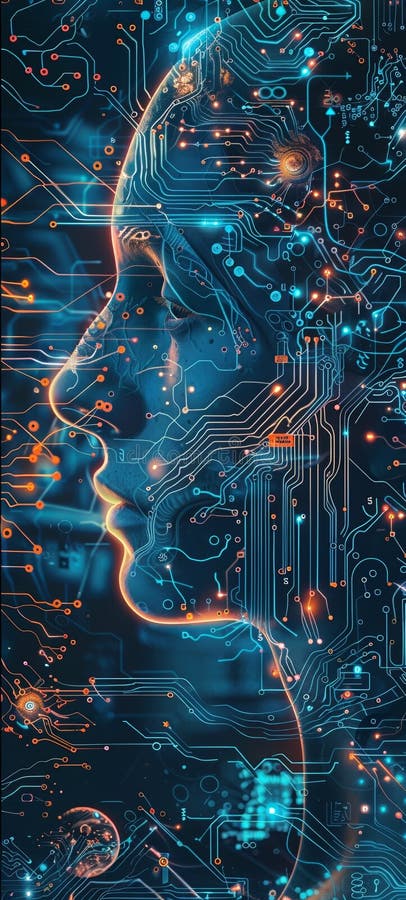 Neural Engineering Concept Brain Interface with Digital Connections ...