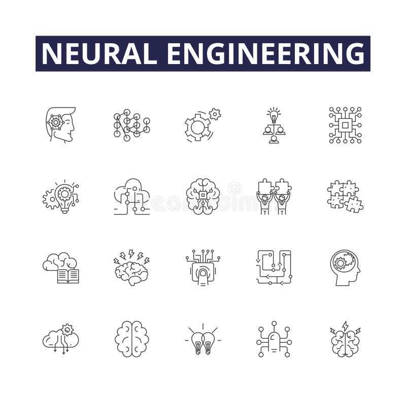 Neural Engineering Line Vector Icons and Signs. Neuroscience, Neural ... Neural Engineering Line Vector Icons and Signs. Neuroscience, Neural ...