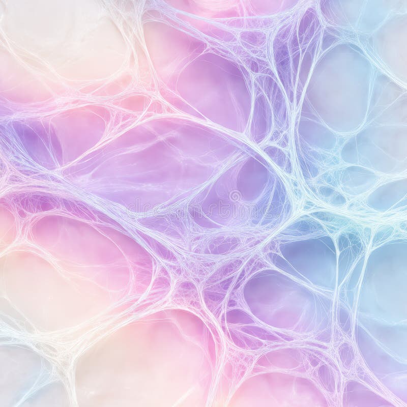 Neural Fiber Macroform with Soft Abstract Structures Stock Illustration ...