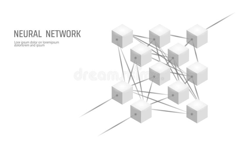 Neural Net. Neuron Network. Deep Learning. Cognitive Technology Concept. Logical Artificial ...