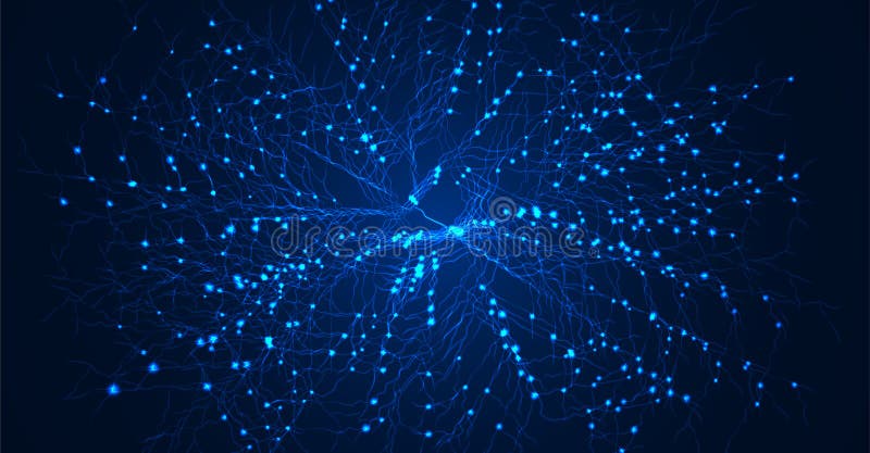 Neural Net Structure. Human Mind Cells Data Analysis. Neuron Network ...