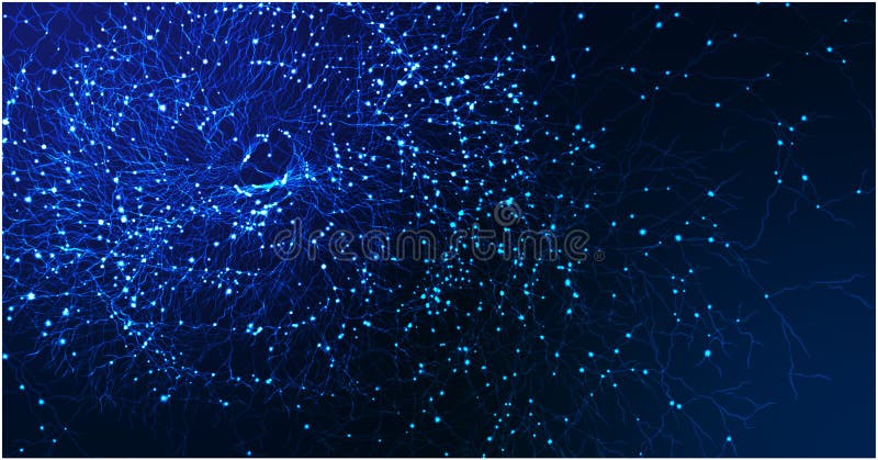 Neural Net Structure. Neuron Network. Digital Artificial Organism ...