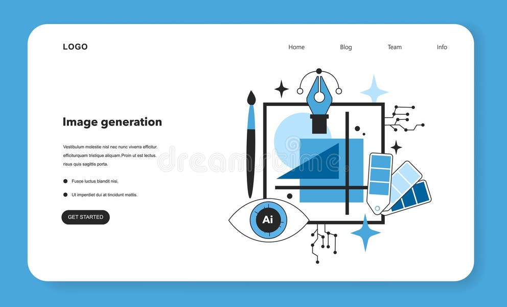 Neural Network Abilities. Self-learning Computing System Processing Stock Vector - Illustration ...