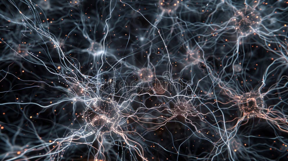 Neural Network Abstract Background. AI, Data Science, Deep Learning ...