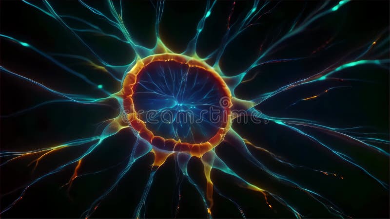 Neural Network Abstract Visualization Stock Footage Video Of