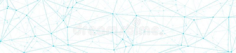 Neural Network Algorithm Graphic Concept, Abstract Polygonal Concept, Vector Lines and Circle ...