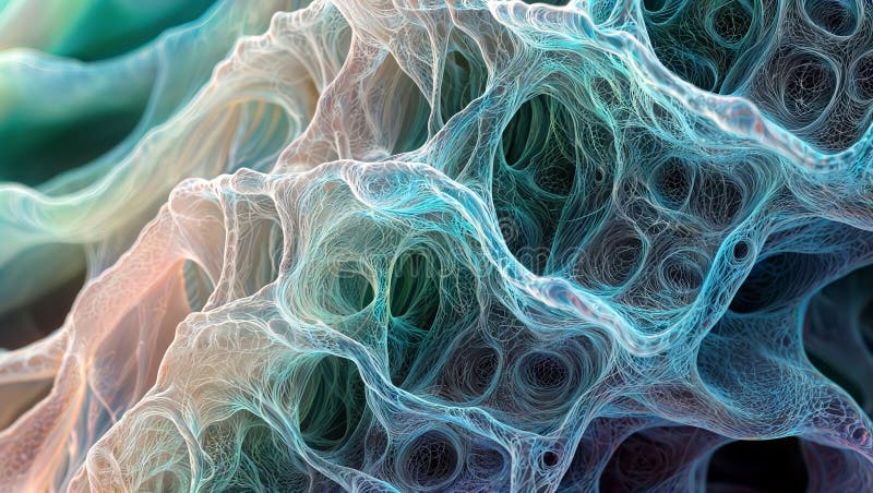 Digital Neural Art: Visualized Network of Intricate Connections ...