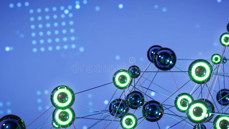 Neural Network Artificial Intelligence Ai Deep Learning Concept 3d